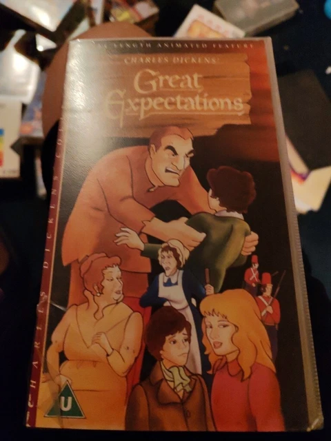 CHARLES DICKENS GREAT Expectations VHS Video Childrens Animated Retro ...