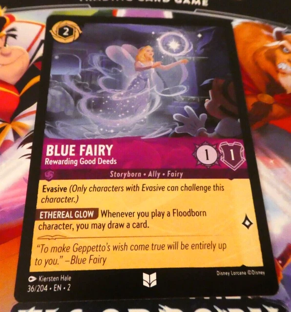 LORCANA TRADING CARD Game Tcg Disney Chapter 2 Carte Blue Fairy 36/204 ...