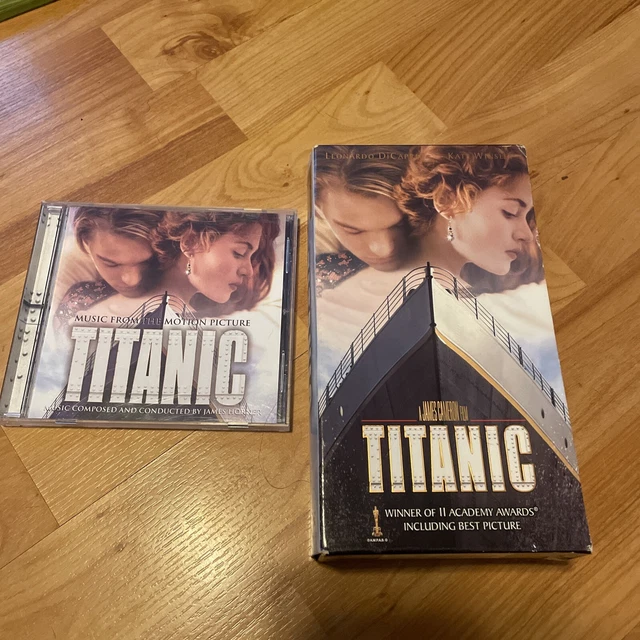 TITANIC (VHS, 1998, 2-Tape Set, Widescreen Edition) Movie & Soundtrack ...