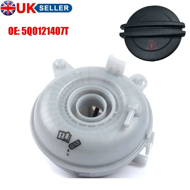 COOLANT EXPANSION HEADER Tank Bottle Reservoir 5Q0121407T For Vw Audi ...