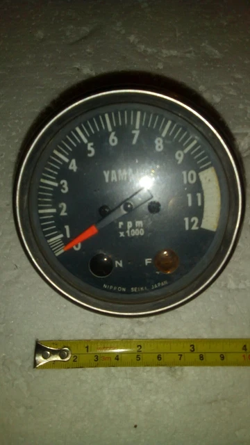 YAMAHA RD125 REV Counter / Tachometer Tacho 1974 / 75 EUR 45,07 ...