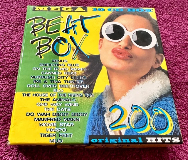 VARIOUS - MEGA Beat Box (200 Original Hits) , 10 CDs !! , 1997 ...