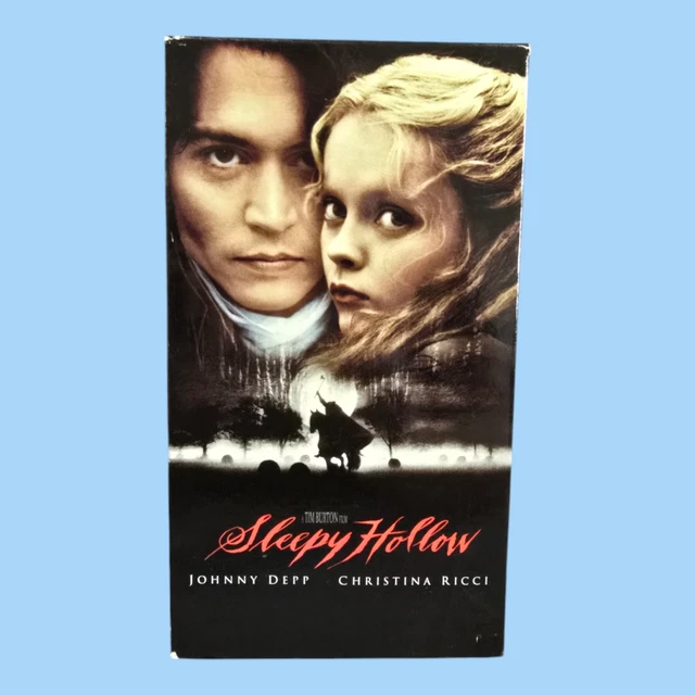 SLEEPY HOLLOW (VHS, 2000) Johnny Depp, Christina Ricci Blockbuster ...