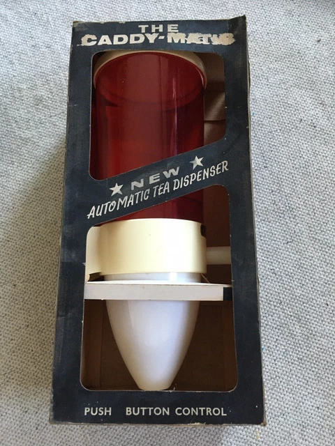 VINTAGE RETRO PLASTIC Loose Leaf Tea Dispenser Caddy-Matic - Arthur ...