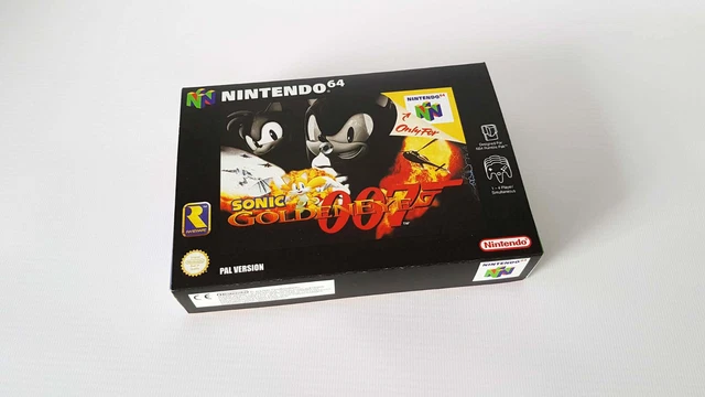 GOLDENEYE WITH SONIC Characters PAL Box & Tray For Nintendo 64 N64 £9. ...