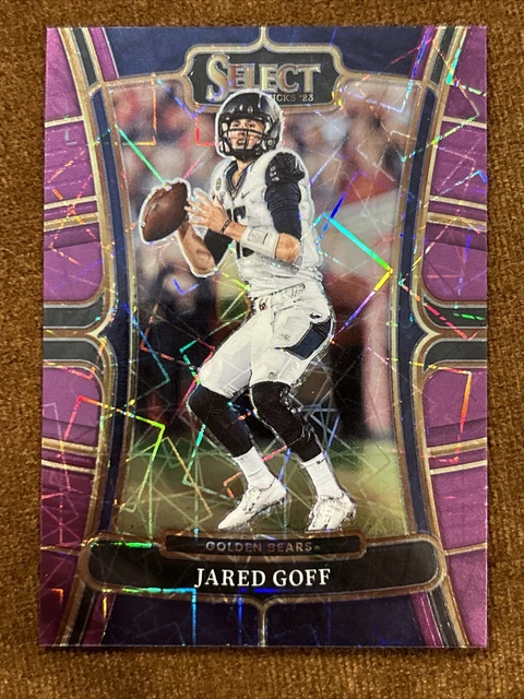 2023 SELECT DRAFT Picks Jared Goff violet Lazer Prizm SP No 50 CAL DET ...