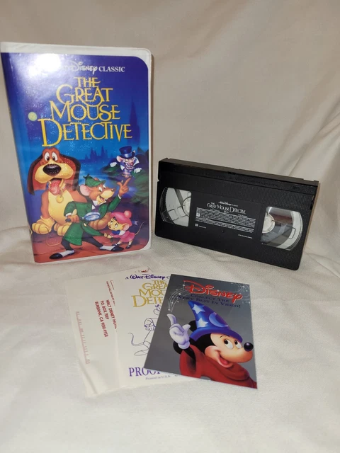 WALT DISNEY CLASSICS The Great Mouse Detective VHS diamant noir 1360 ...