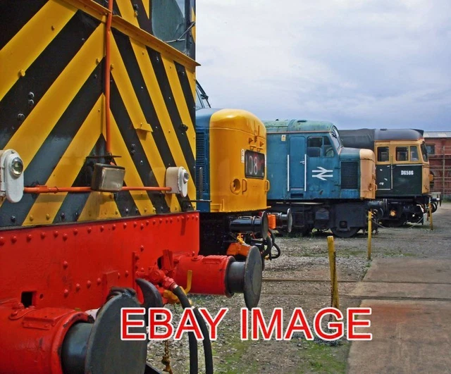 PHOTO DIESEL Line-Up Four Engines Lined Up At The Midland Railway ...