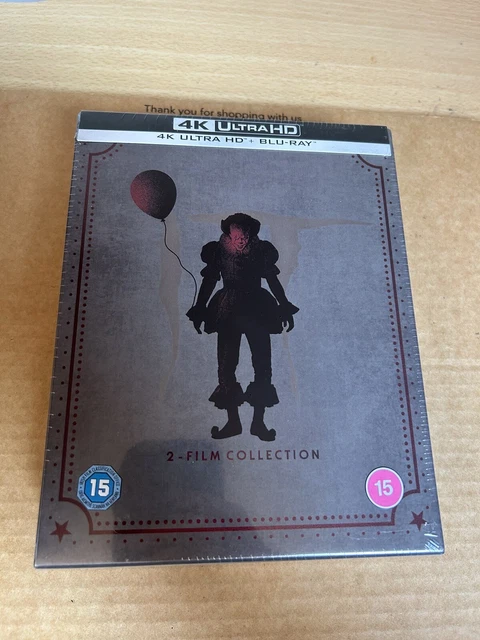 IT: CHAPTERS 1 & 2 UK 4K UHD Blu ray Steelbook Collection Box Set NEW ...