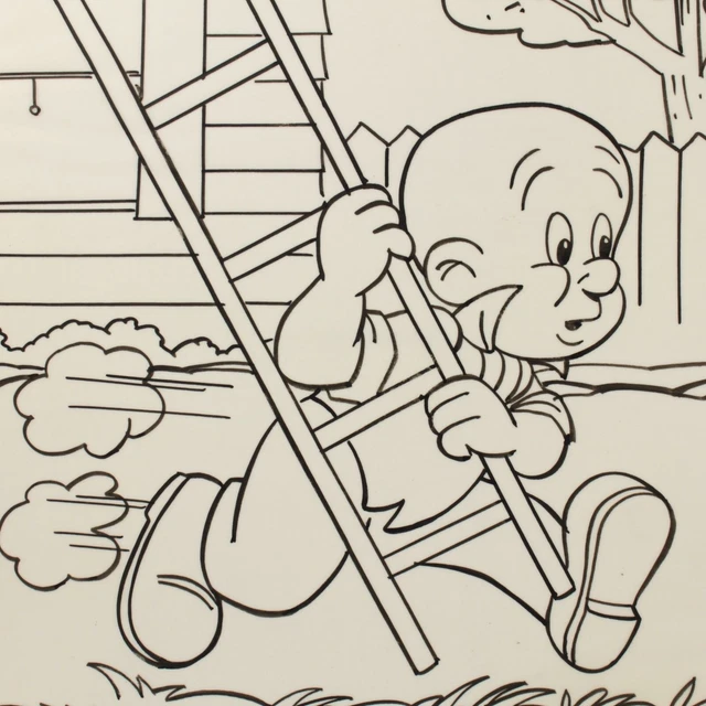 ELMER FUDD ORIGINAL artwork cartoon drawing vintage Looney Tunes #5 £24 ...