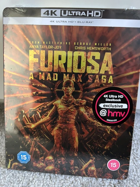 FURIOSA : A MAD MAX SAGA 4K UHD + Blu-ray STEELBOOK Edition HMV EUR 56,07 - PicClick FR