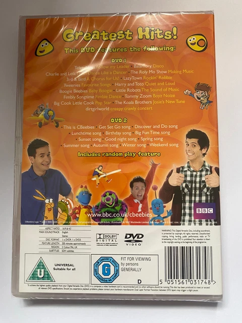 CBEEBIES - GREATEST Hits Dvd New/Sealed Fast Free Postage £32.95 ...