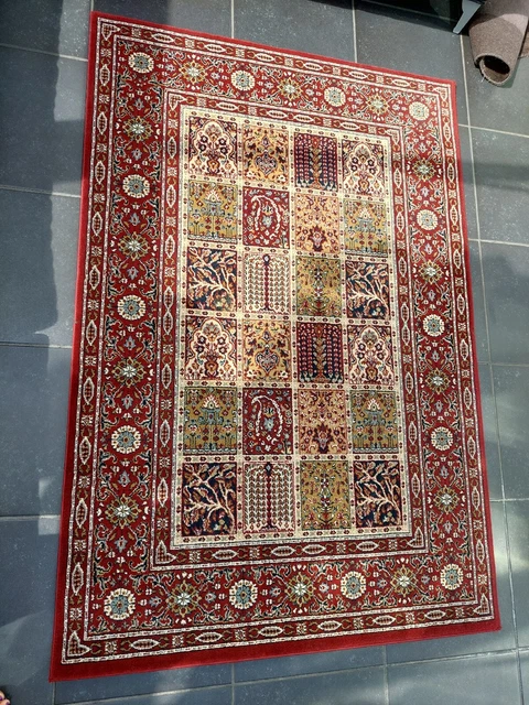 LARGE IKEA VALBY Ruta Traditional short pile Rug carpet 133x195 cm (4 ...