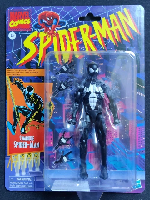 FIGURINE MARVEL LEGENDS Retro Spider-Man Hasbro SPIDERMAN SYMBIOTE ...