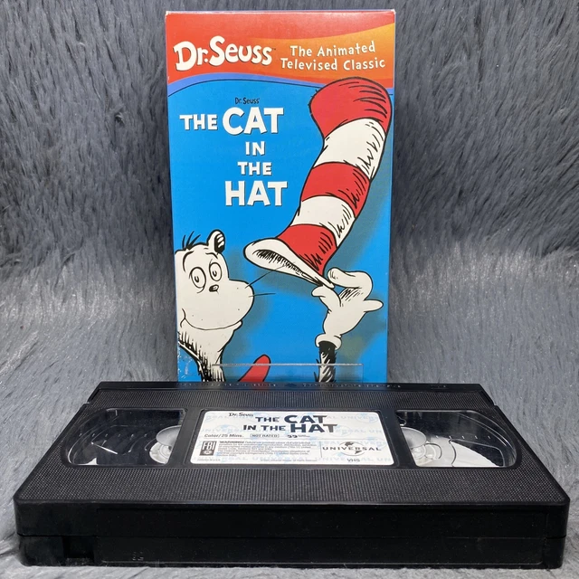 DR. SEUSS THE Cat In The Hat VHS 2003 film magnétoscope bande dessinée ...