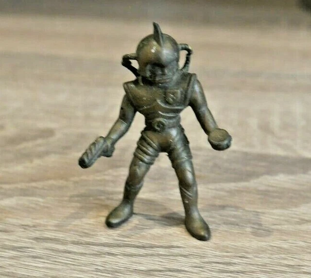 VINTAGE THOMAS TOYS Standing Spaceman Alien Figure 1950's Rubber Rare ...