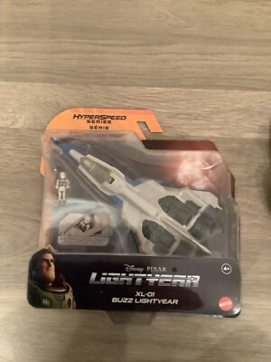 DISNEY PIXAR LIGHTYEAR Hyperspeed Series XL -01 Rocket Ship +Mini Buzz ...