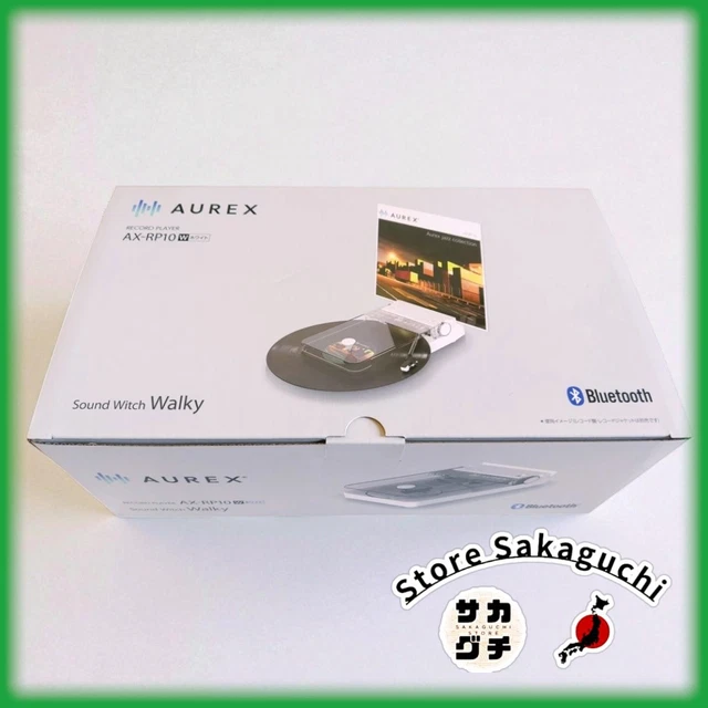 AUREX AX-RP10 PORTABLE Turntable Vinyl Record Player Bluetooth USB 33/ ...