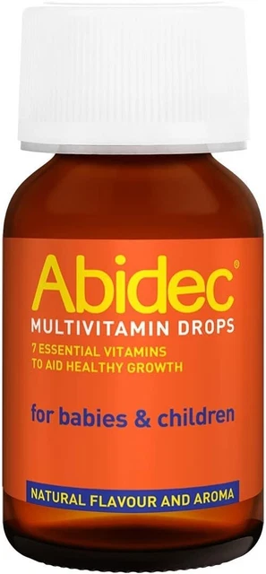 ABIDEC KID BABY Multivitamin Drops Natural flavour and aroma, 25 ml ...
