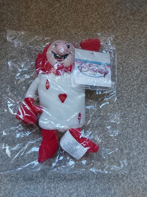 THE DISNEY STORE Vintage Ace Of Hearts Card Soldier Alice In Wonderland ...