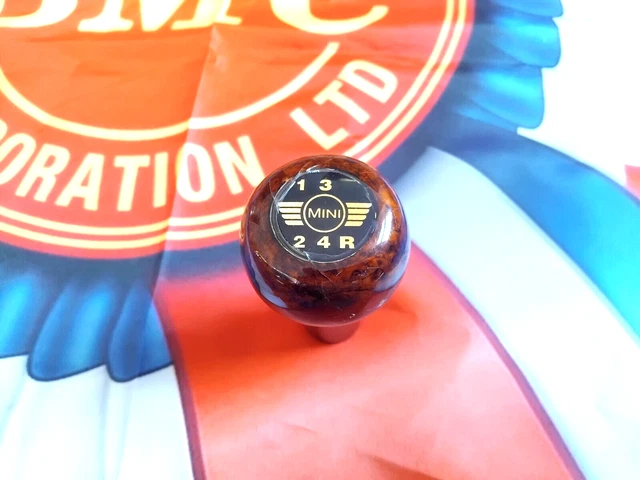 CLASSIC MINI COOPER S Mpi Genuine Rover Walnut Gear Knob Works Rare ...