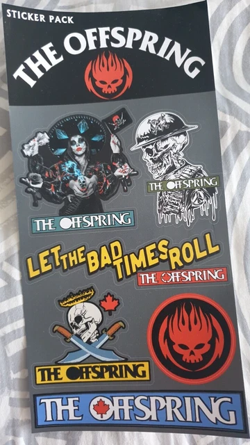 THE OFFSPRING LET The Bad Times Roll Album Australian Stickers Set 2022 ...