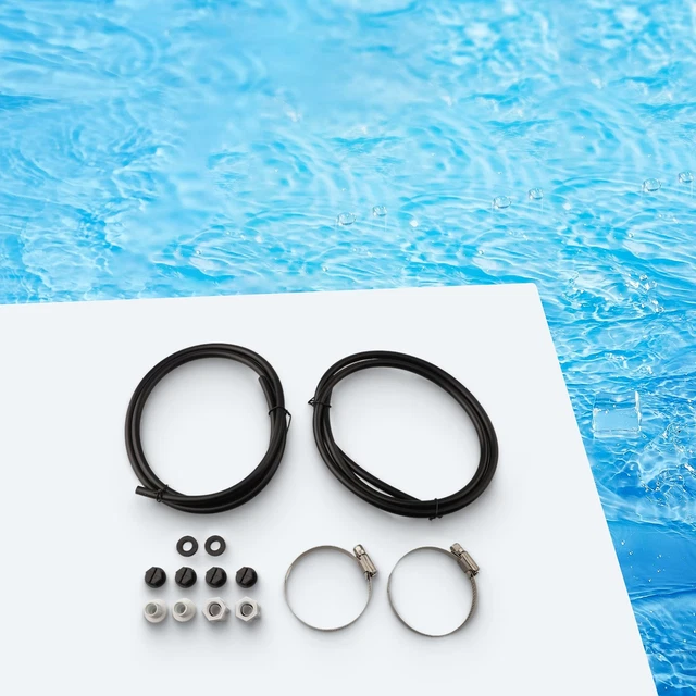 POOL OFF-LINE CHLORINATOR Tubing Feeder Connection Pack Saddle Clamp ...