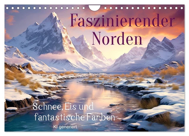 LE NORD FASCINANT (Calendrier mural 2026 DIN A4 horizontal), CALVENDO ...