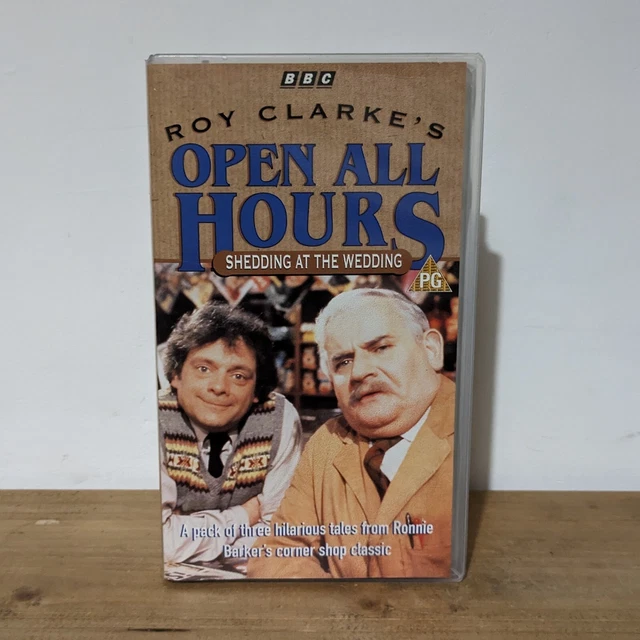 VINTAGE 1997 BBC VHS Video Open All Hours Shedding At The wedding + 2 ...