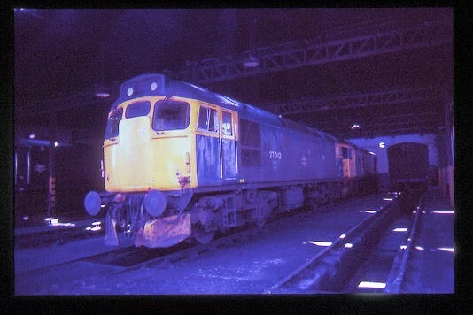 ORIGINAL 35MM SLIDE: BR ScR Type 2 inside unid MPD (Grangemouth??) £1. ...