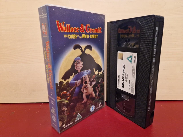WALLACE & GROMIT - The Curse of the Were-Rabbit - PAL VHS Video Tape ...