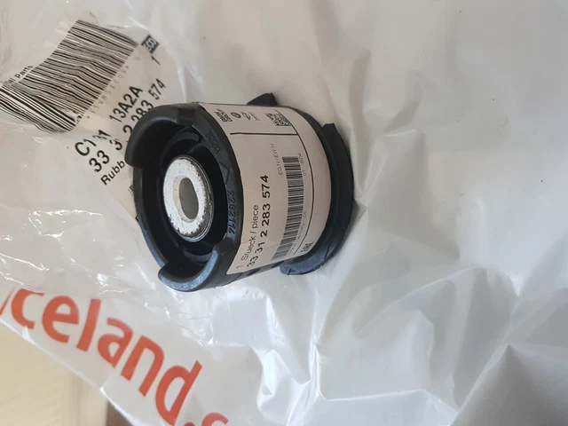 BMW GENUINE REAR Axle Carrier Rubber Bushing Front RIGHT 33312283574 £ ...