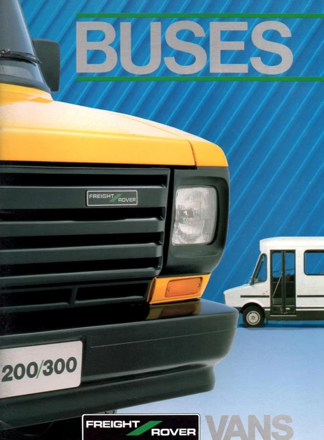 FREIGHT ROVER SHERPA Bus Sales Brochure FR401 £5.99 - PicClick UK