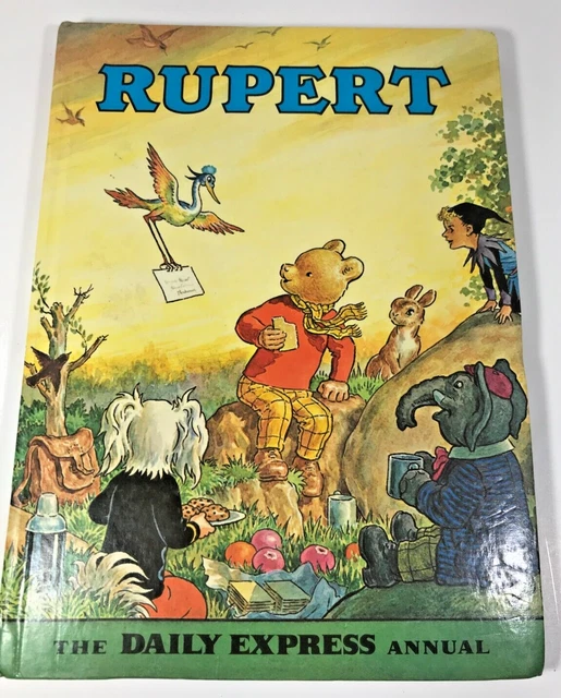 RUPERT BEAR BOOK 1972 The Daily Express Annual Collectors Hard Cover ...