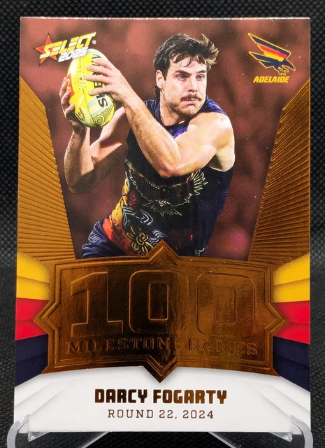 DARCY FOGARTY 2025 Select Footy Stars MG4 100 Milestone Games $3.00 ...