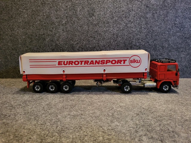 SIKU SATTELZUG MIT Plane, Siku Volvo F10 Turbo 6, Siku Eurotransport ...