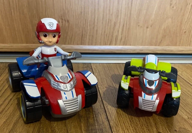 PAW PATROL RYDER figure & Rescue ATV vehicle + jungle rescue ATV ...