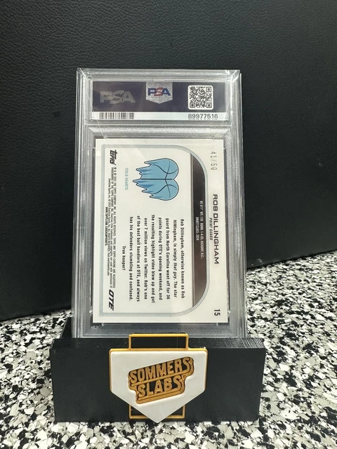 2022-23 TOPPS CHROME OTE variante Rob Dillingham réfracteur or RC SP/50 ...