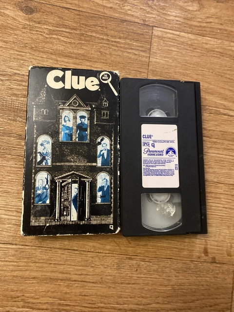 CLUE THE MOVIE VHS Madeline Kahn Christopher Lloyd Tim Curry Rare OOP ...