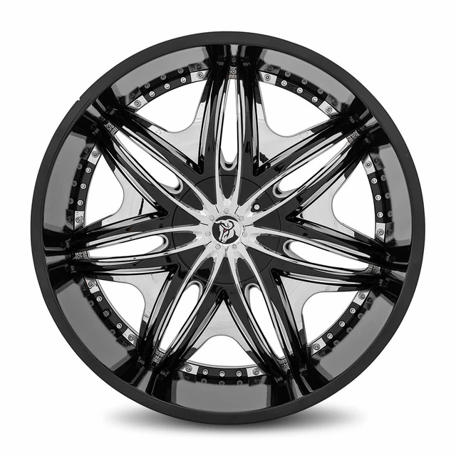 26& INCH BLACK Diablo Morpheus BLANKS Wheels Rims Wheels 24 22 EUR 2. ...