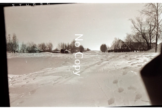 FOTO NEGATIV WK2 Stug Panzer III Brigade bei Orel Russland 12/1942 ...