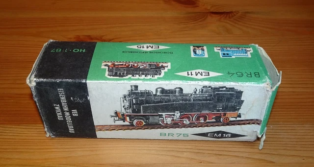 BOXED PIKO VEB BR75 Engine HO EM16 Eisenbahn-Modellbau Zwickau 75 782 ...