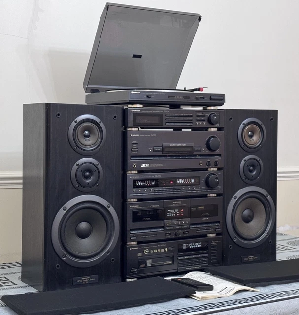 PIONEER 370Z Z Series Stereo Stack HiFi Separate System Speakers ...