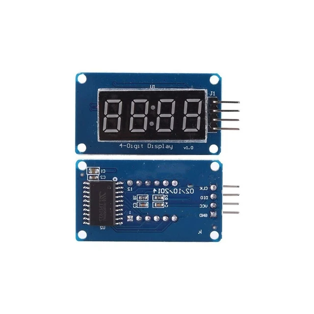 4 BITS TM1637 Digital Tube LED Clock Display Module for Arduino Due UNO ...
