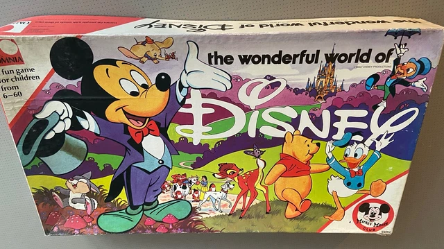 VINTAGE THE WONDERFUL World Of Walt Disney Board Game 1974 Complete $15 ...