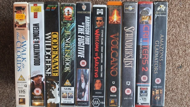 JOB LOT BIG Box Vhs video tapes ex rental £26.72 - PicClick UK