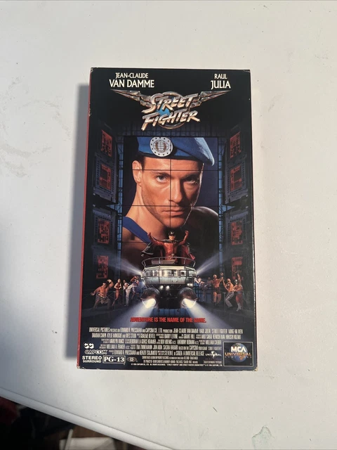 STREET FIGHTER (VHS, 1995) Jean Claude Van Damme Raul Julia Classic £5. ...