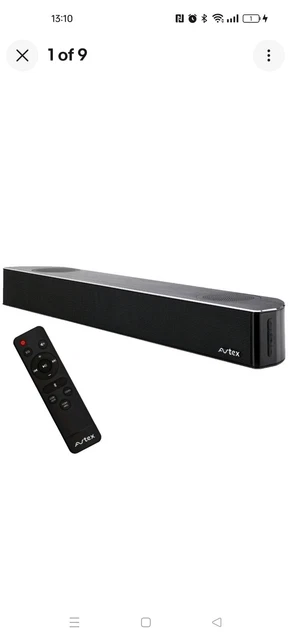 AVTEX SB195BT 12V Tv Soundbar Bluetooth Speaker System Caravan ...