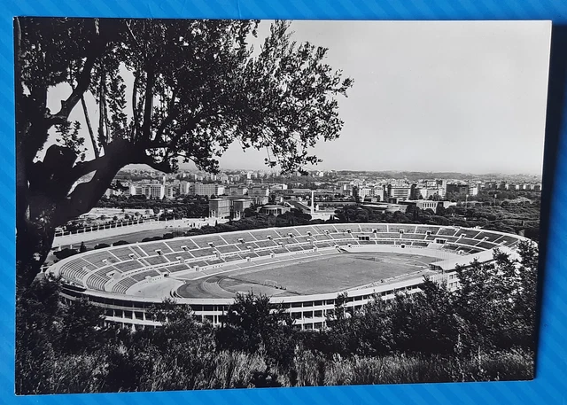 ROMA OLIMPICO CARTOLINA Stadio Stadium Postcard Stadion Estadio Stade ...