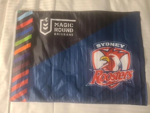 NRL MAGIC ROUND 2024 Sydney Roosters Flag $15.00 - PicClick AU